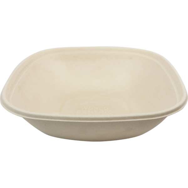 48 oz Fiber Square Bowl - World Centric