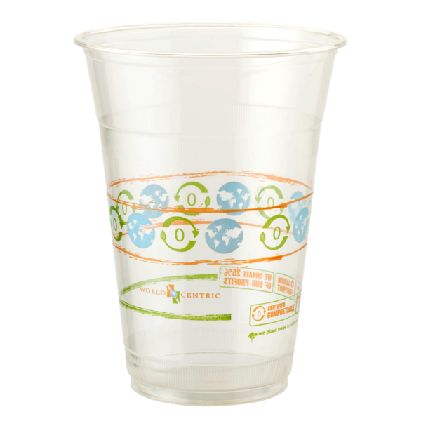 16 oz (453.59 g) Compostable Clear Cups - World Centric