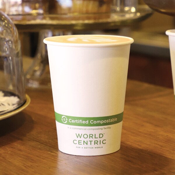 12 oz FSC® Paper Hot Cup - White - World Centric