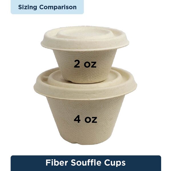 4 oz Fiber Souffle Cup - World Centric