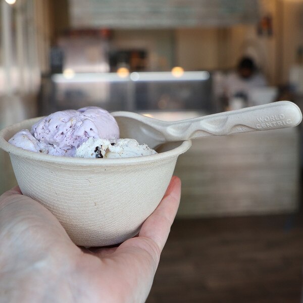 6” Wrapped Fiber Spoon - World Centric