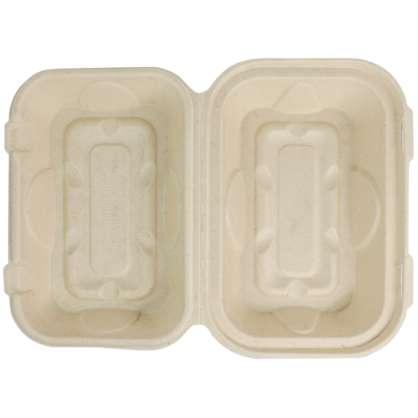 9x6x3" Fiber Hoagie Box - World Centric