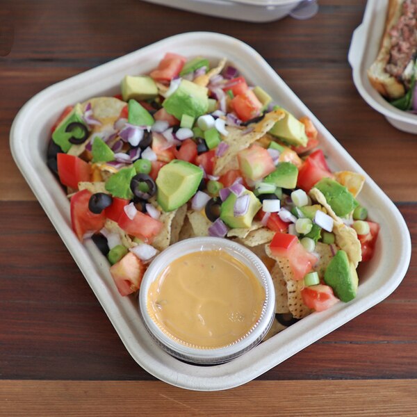 10x7.5x2.5" (60 oz) Fiber Container - World Centric